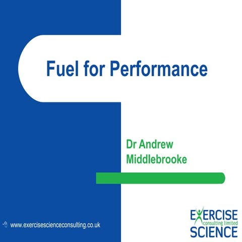Fuel for performance | PDF