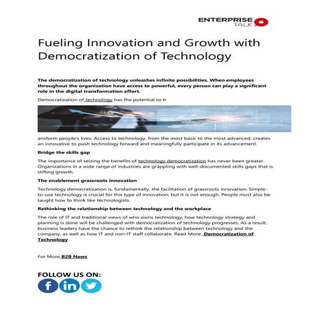 Democratization of Technology How SaaS Transform.docx