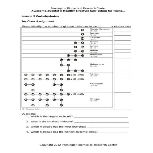Fueling your body class assignment unit 5 | PDF