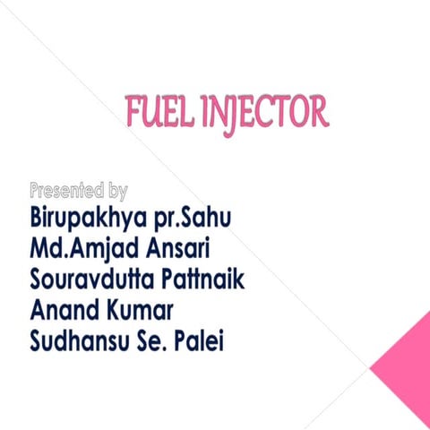 fuel injector and injection process .pptx