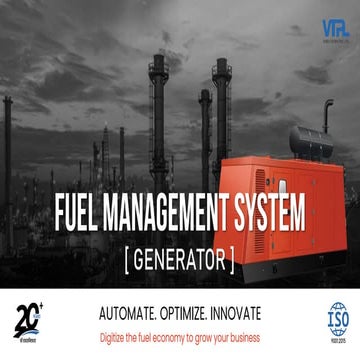 Fuel Management System - Generator | PDF