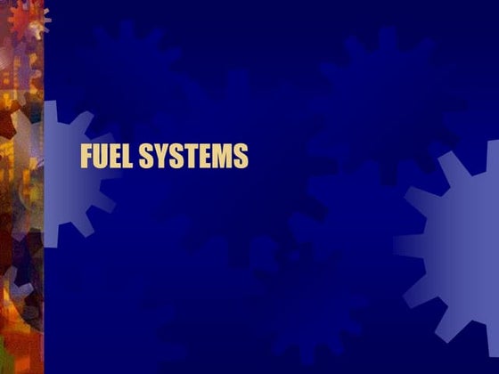 Aircraft fuel system | PPTX