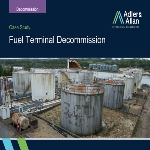 Fuel terminal decommission | PPT