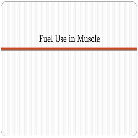 Fuel uses in muscle and contraction steps.pdf
