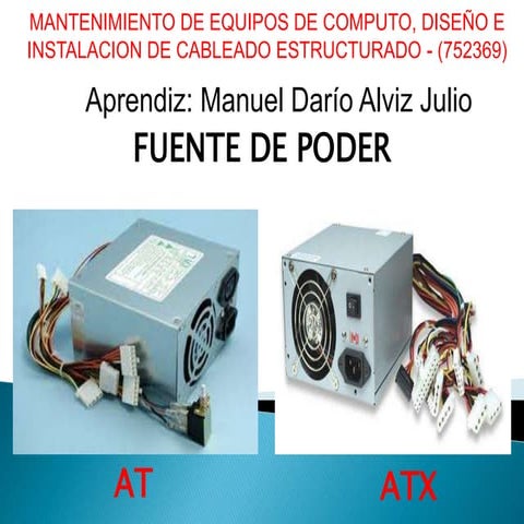 partes de la fuente de poder | PDF