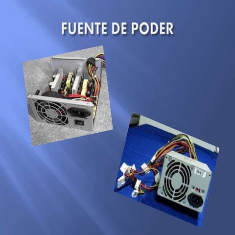 partes de la fuente de poder | PDF