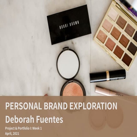 Personal Brand Exploration: Deborah Fuentes | PDF