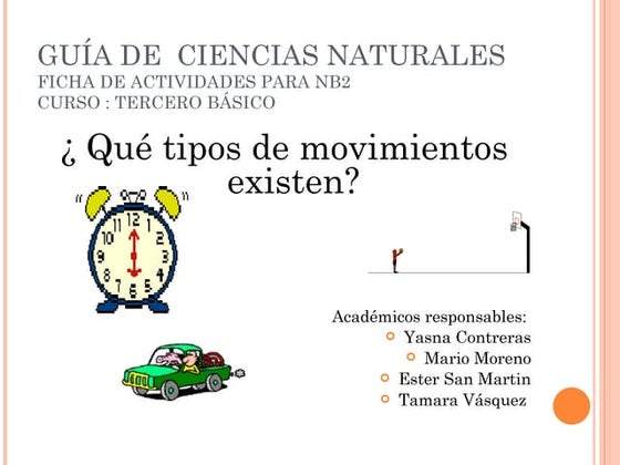 Movimiento y fuerza | PPT