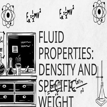 Understanding Fluid Properties: Density and Specific Weight in ...