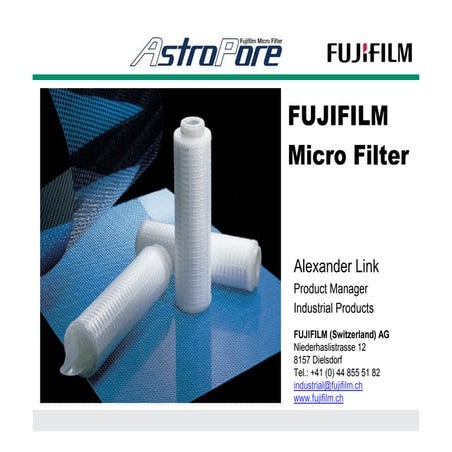 Fujifilm - Micro Filter Astro Pore | PDF