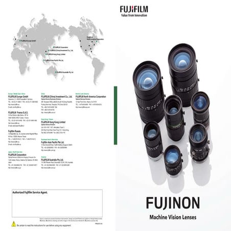 Fujinon machine vision_lens_catalog_english | PDF | Cameras and ...