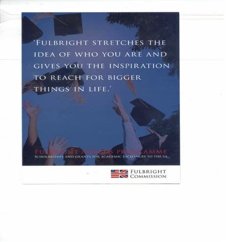 Fulbright 2012 | PDF