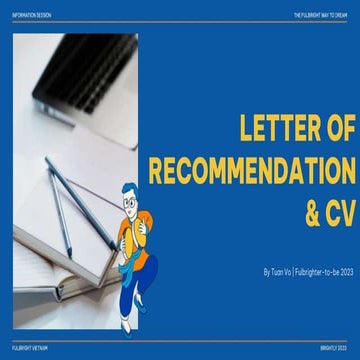 Fulbright Scholarship Application_CV & Cover Letter | PPTX