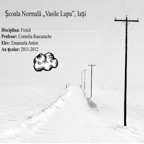 Fulgerul - proiect la fizică | PPT