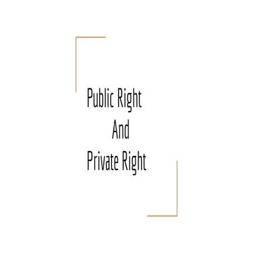 Public and private right pdf | PDF