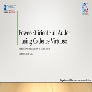 FULL-ADDER.pptx ,with some examples about the topic | PPTX