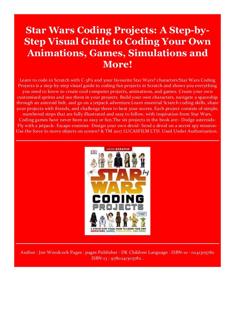 Full Books Star Wars Coding Projects A Step By Step Visual Guide To