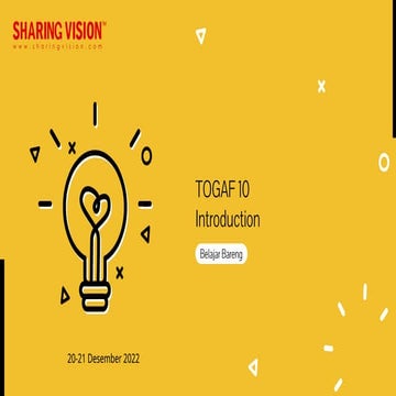 TOGAF Introduction | PDF