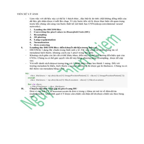 Medical Image Proccessing | PDF