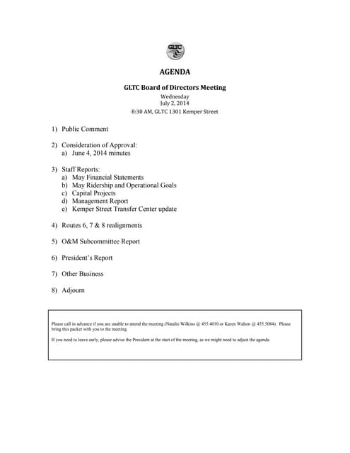 UPS Board of Directors Meeting