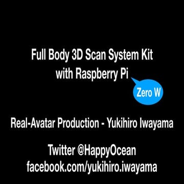 Full Body 3D Scan System Kit with Raspberry Pi Zero W | PDF