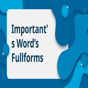 Full form for all Importance shorts forms.pptx
