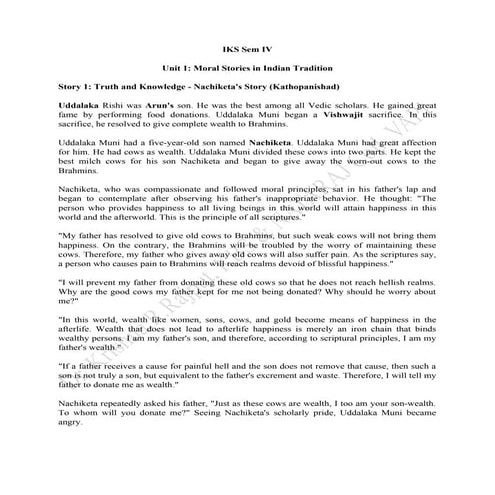 Notes of bks or iks in english for s.y.bsc.sem4