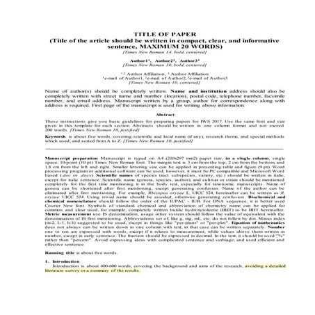 Fullpaper iws 2017-template. | PDF