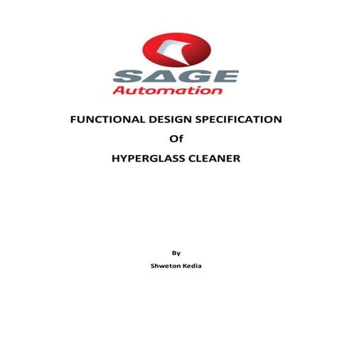 Full report of hyperglass cleaner | PDF