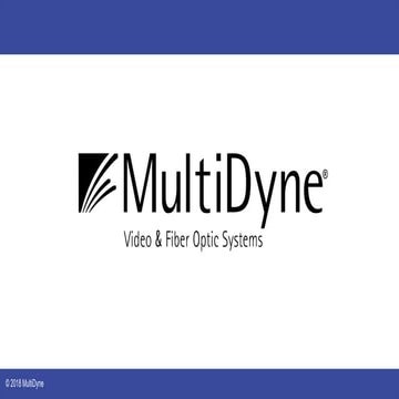 MultiDyne | PPTX | Home Entertainment Systems | Consumer Electronics