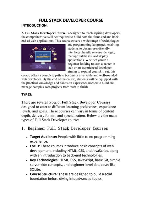 The Complete Full Stack Developer: Skills and Strategies | PDF | Web Development | Internet