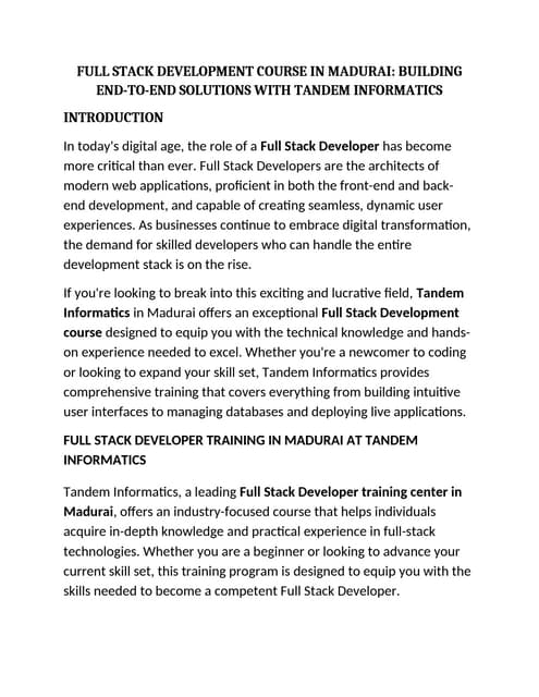 Mastering Full Stack Development.pdf | Web Development | Internet