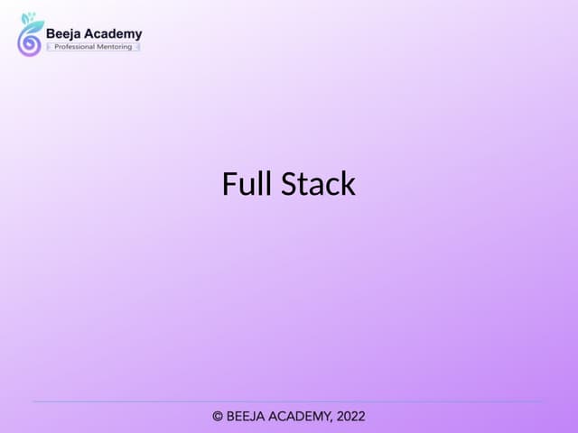 Full Stack_HTML- Hypertext Markup Language | PPT Full Stack_HTML- Hypertext Markup Language | PPT