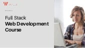 Full stack web development | PPT