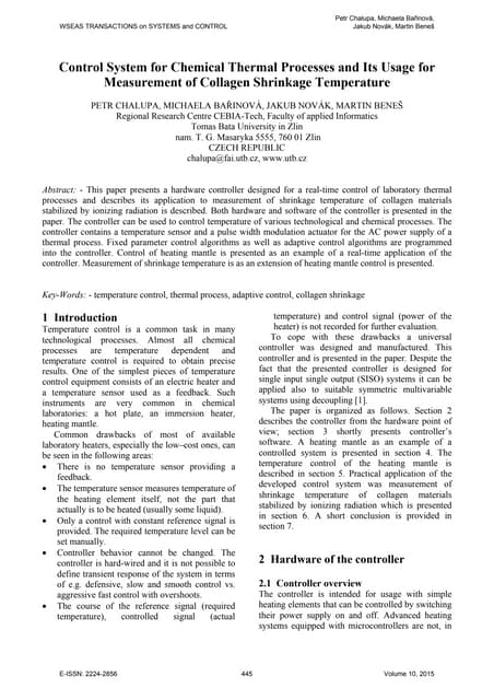 Temperature Control System Using Pid Controller | PPT