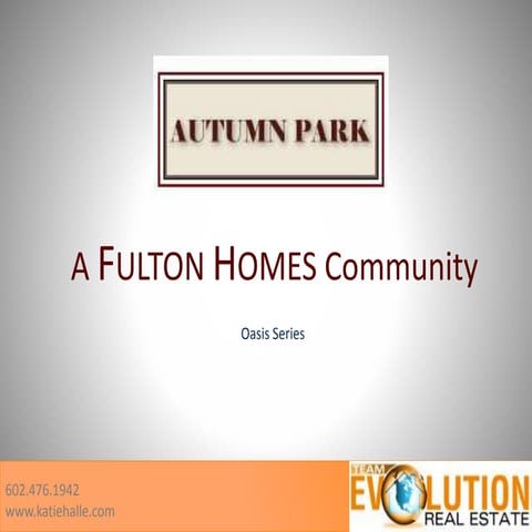 Autumn Park - Fulton Homes Community - Fulton Chandler Homes for Sale ...