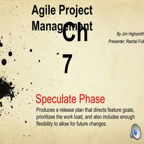 Agile Project Management - Ch7 | PPTX