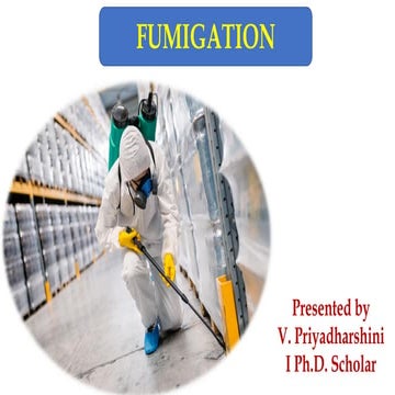 Fumigation- Types and Methods | PPT