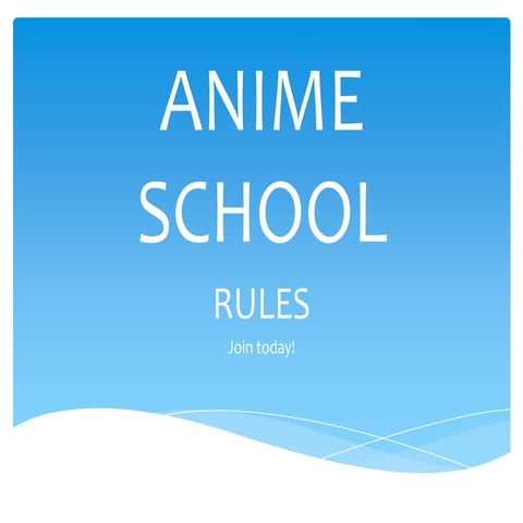 anime school sign up | PPTX