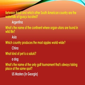 Fun Activities For Adults. Between Brazil and which other south ...