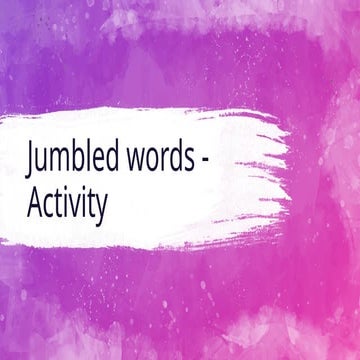 fun act in the middle of the class kind of a brain break | PPTX