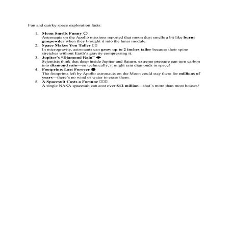 Fun and quirky space exploration facts.docx