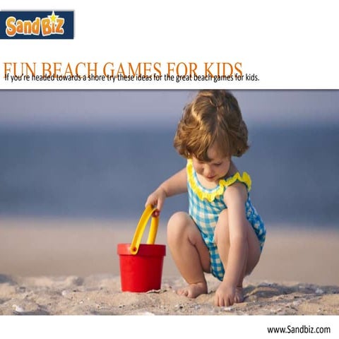 Fun beach games for kids | PPTX