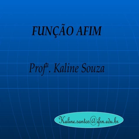 Função Afim e Linear.ppt