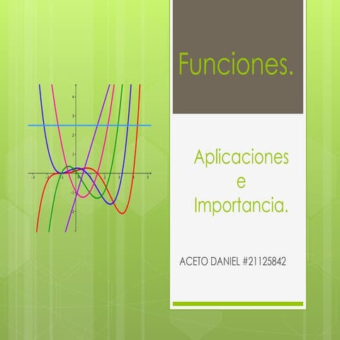 Funciones matemáticas | PPTX