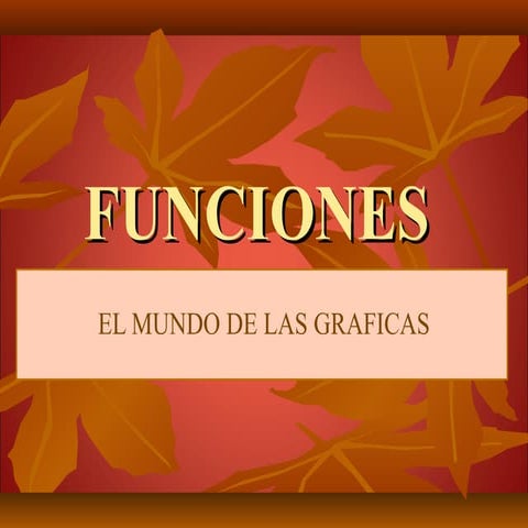 Introducción a las funciones | PPT