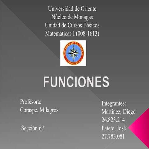 Funciones | PPTX | Computing | Technology & Computing