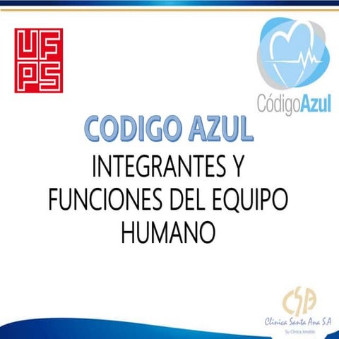 Funciones codigo azul | PPTX