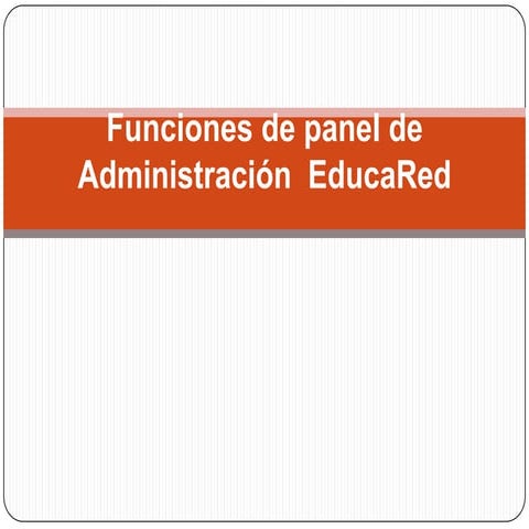 10. panel de control. | PPTX