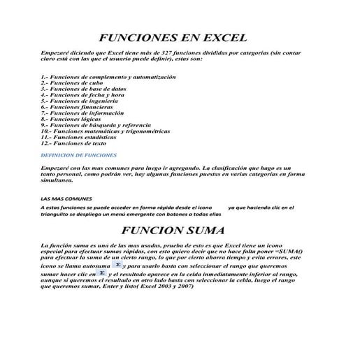 Funciones de cubo en Excel | PPTX